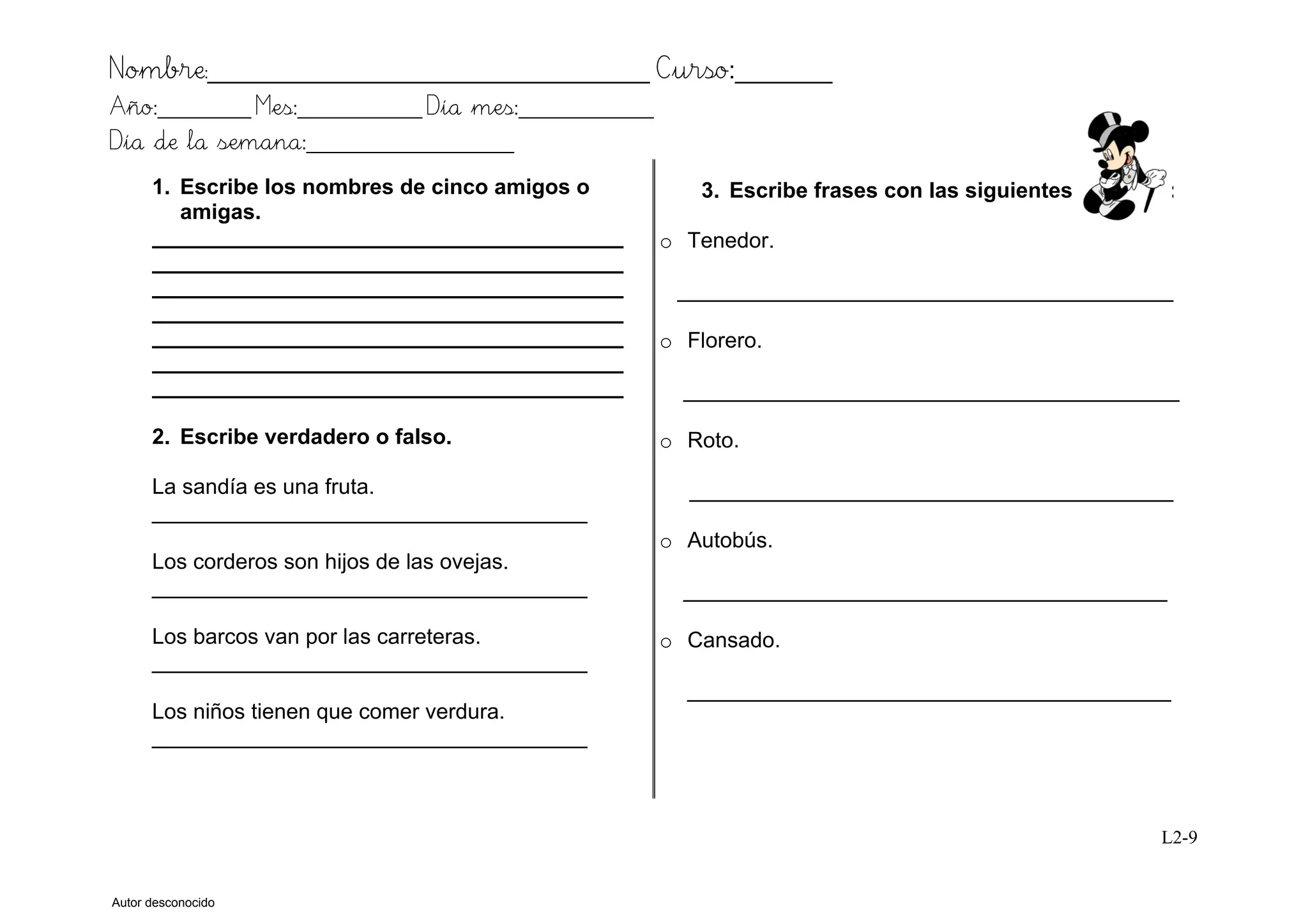 Cuaderno comprension1c2ba | PPT