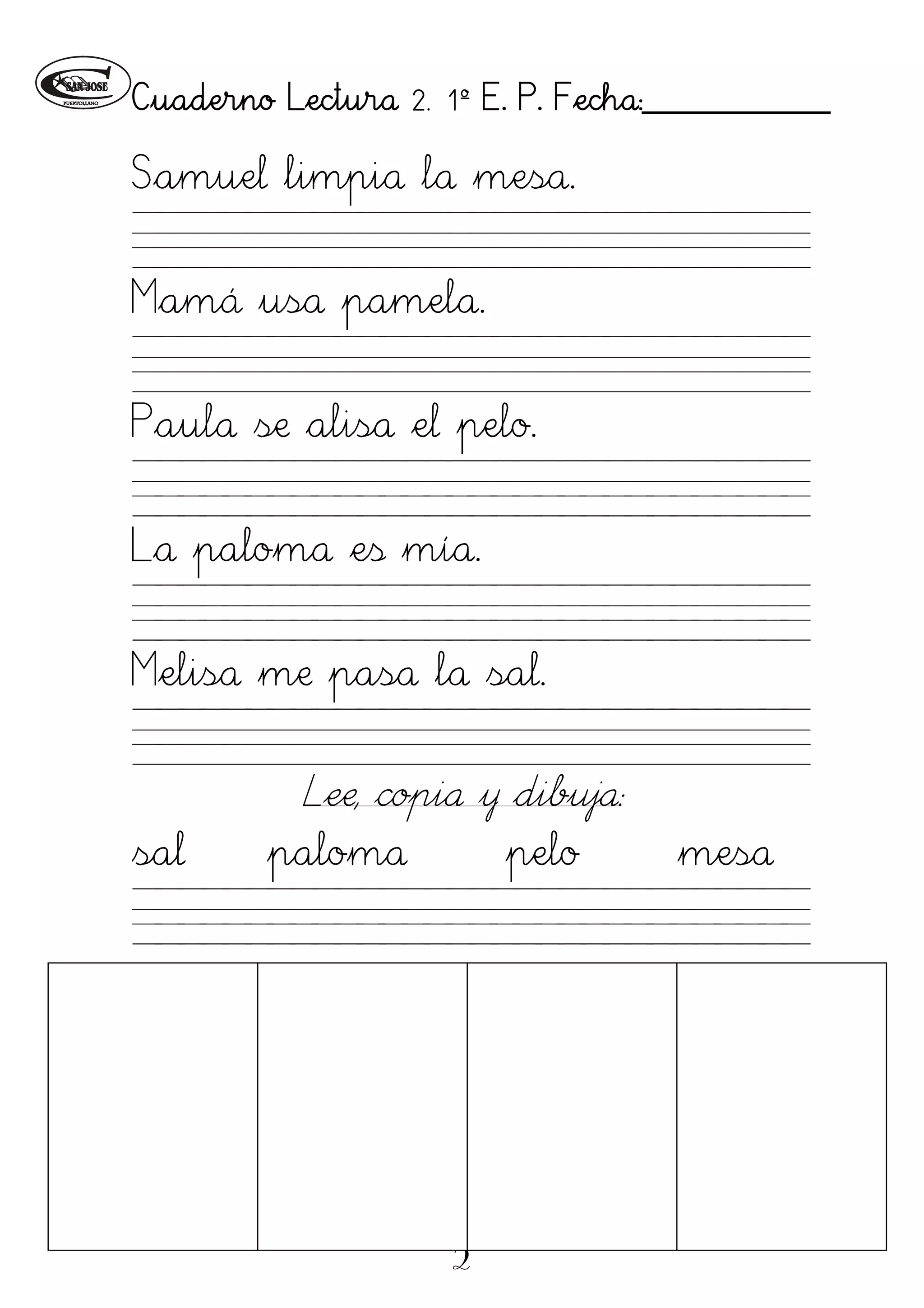 Cuaderno de-lectoescritura-ii | PDF