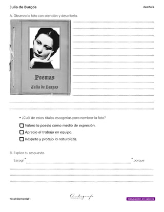 Cuaderno estudiante-julia-de-burgos | PDF