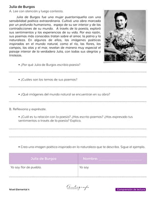 Cuaderno estudiante-julia-de-burgos | PDF