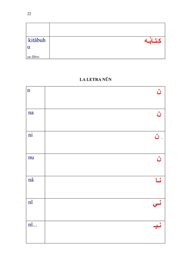Cuaderno Caligrafia Arabe | PDF