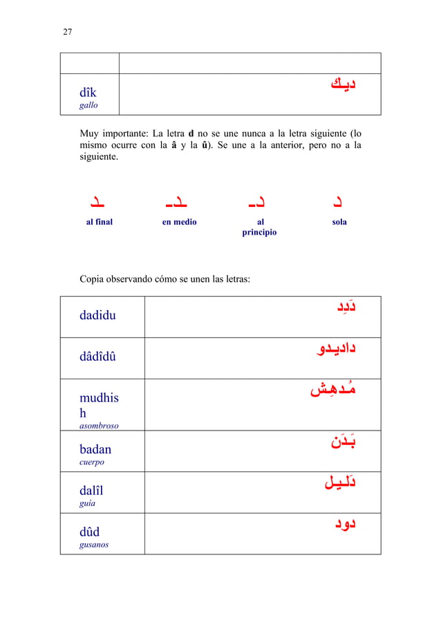 Cuaderno Caligrafia Arabe | PDF