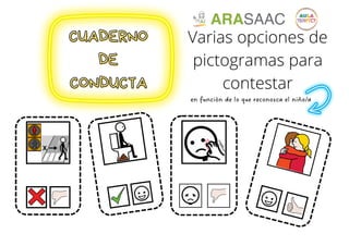 Cuaderno de conducta con pictogramas ... | PDF