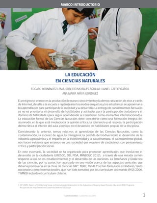 Cuaderno Docente Conversemos: Ciencias Naturales | PDF