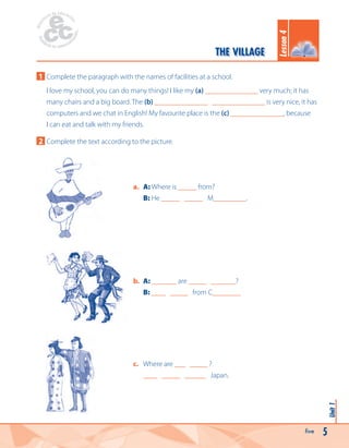 THE ENGLISH VILLAGE 5 - CUADERNO DE ACTIVIDADES | PDF