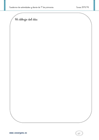 Cuaderno de actividades 1º de primaria | PDF