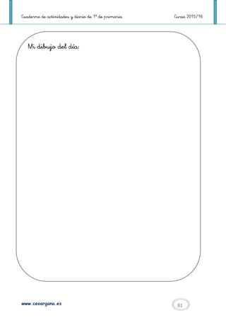Cuaderno de actividades 1º de primaria | PDF
