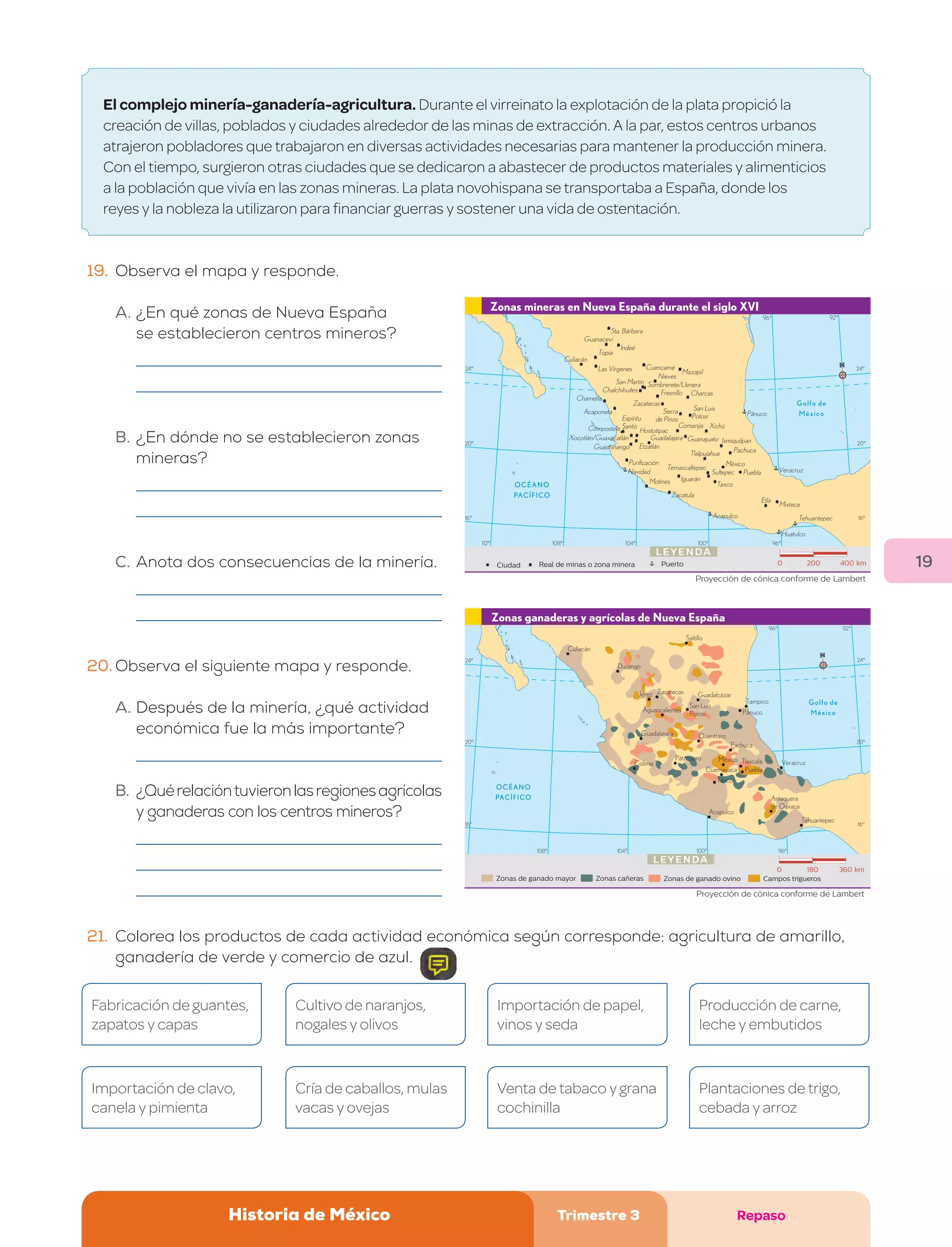 Cuaderno De Actividades De Historia De México Tercer Grado De
