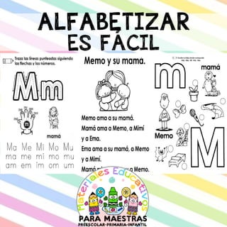 Cuaderno de alfabetizar para aprender a leer por materiales educativos ...