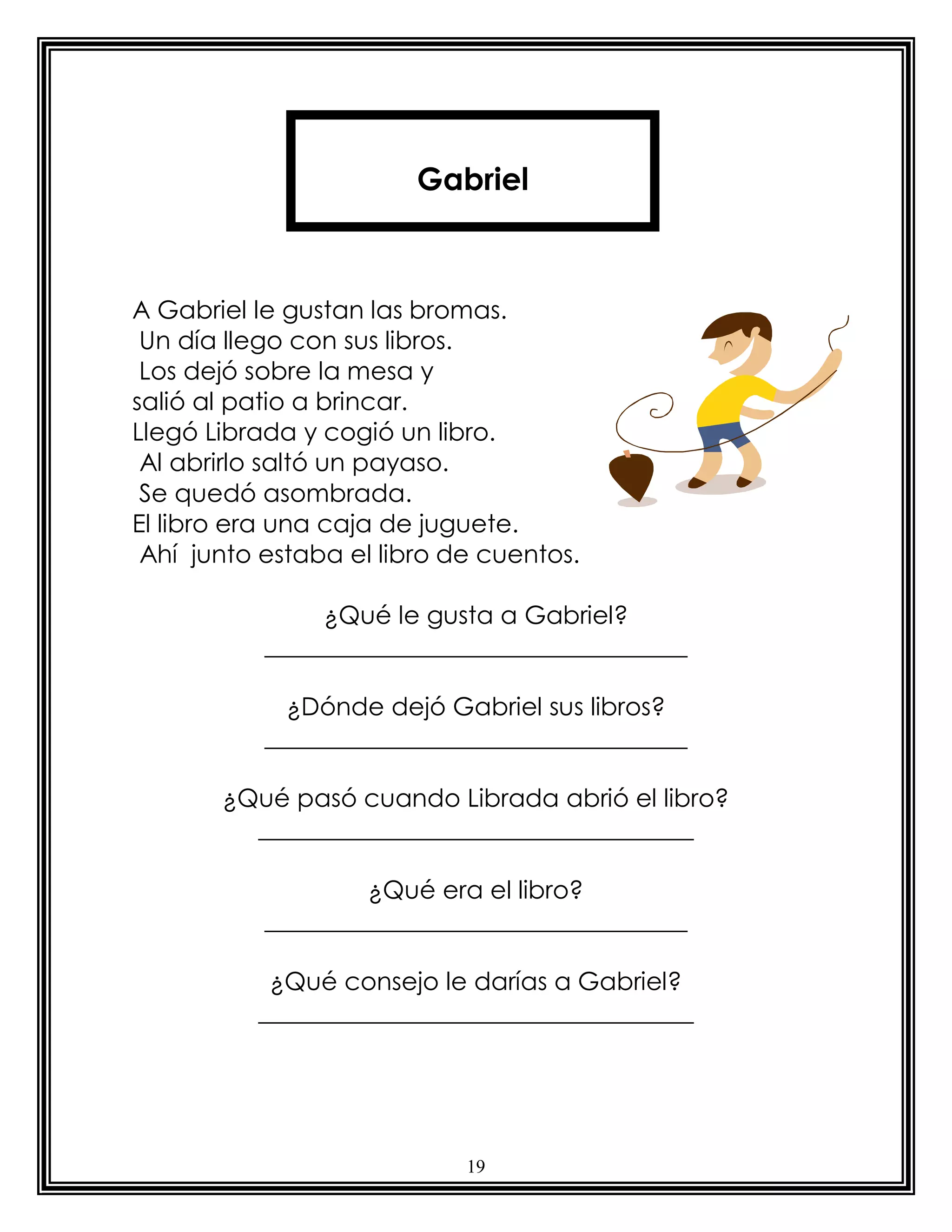 Cuaderno de comprension lectora primero | PDF