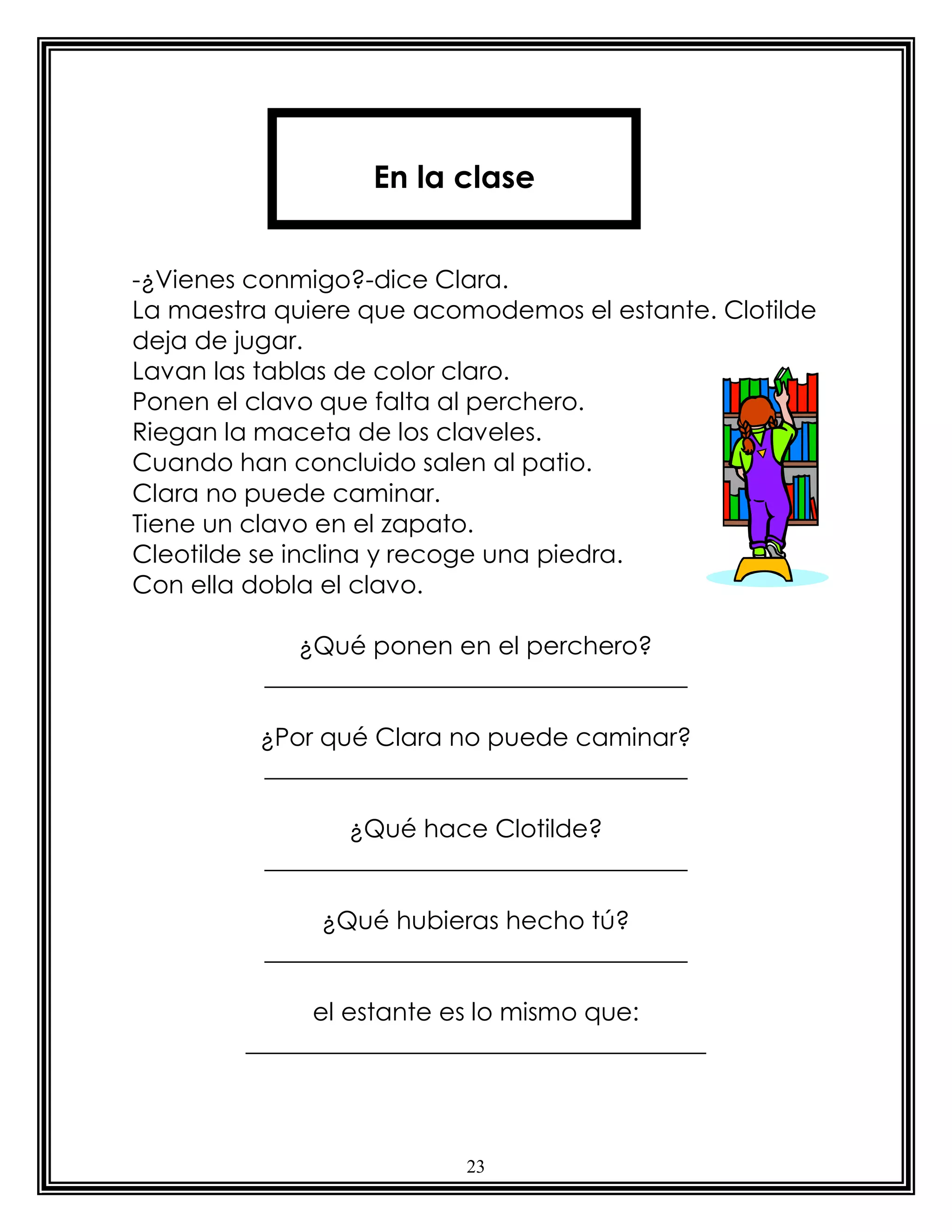 Cuaderno de comprension lectora primero | PDF