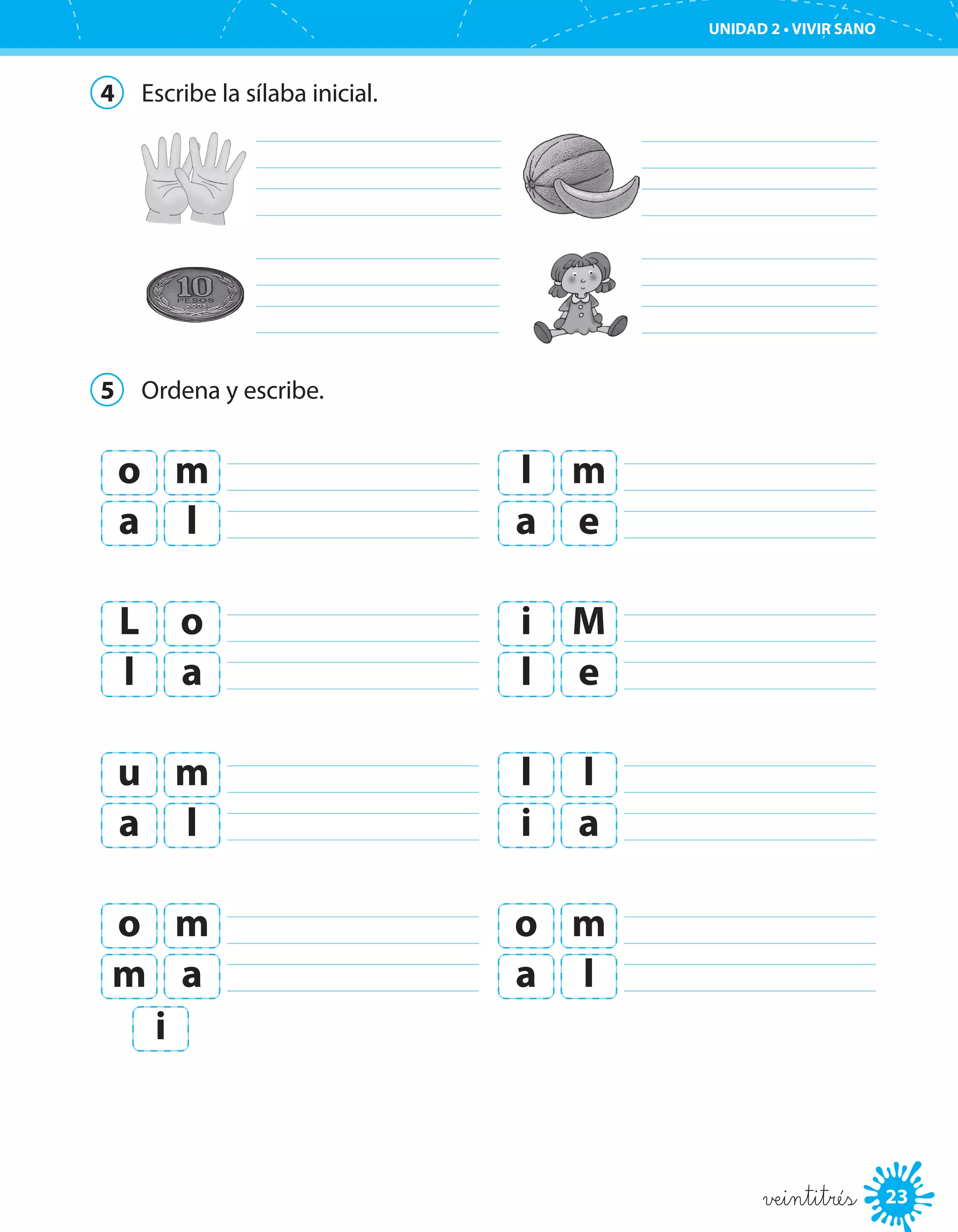 Cuaderno de escritura 1° | PDF