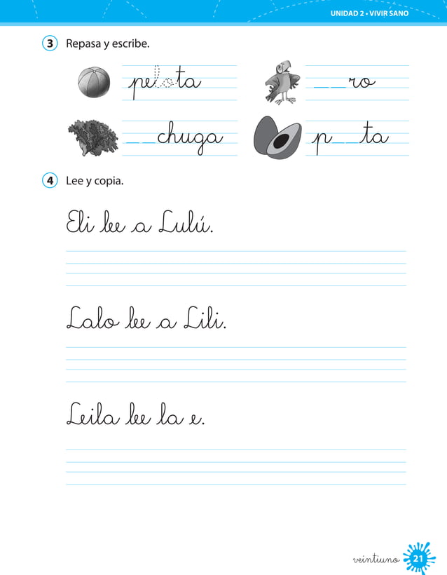 Cuaderno de escritura 1° | PDF