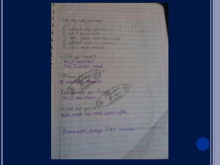 My English notebook | PPT