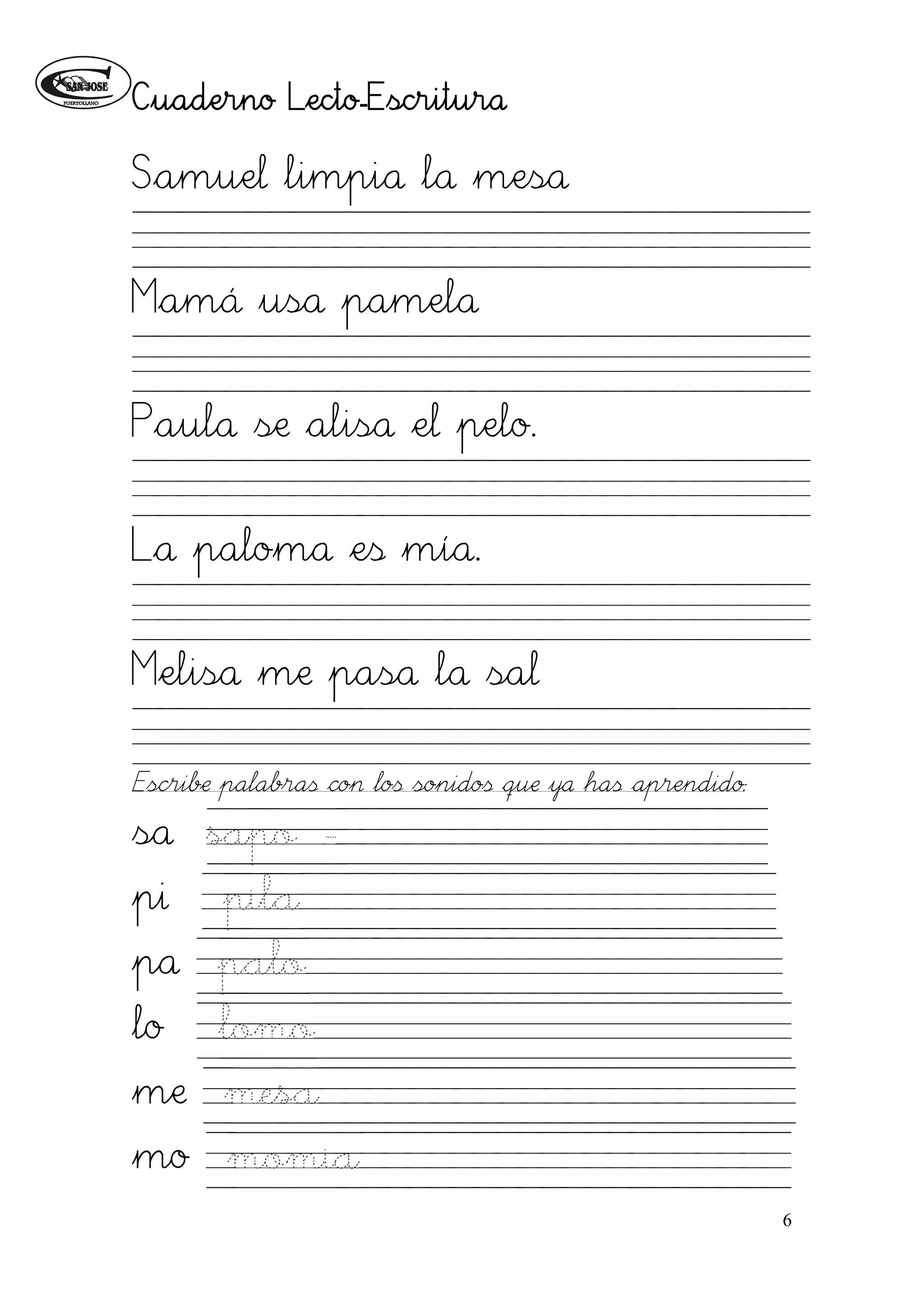 Cuaderno de lectoescritura i (1)(1) | PDF