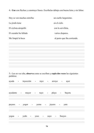 Cuaderno de ortografia 3 basico | PDF