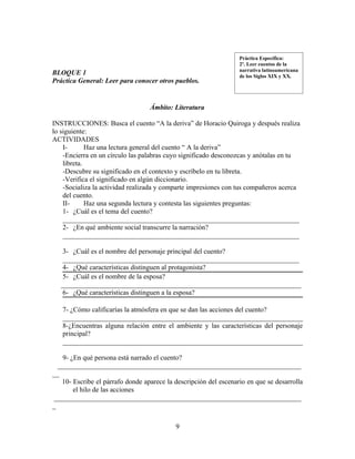 Cuaderno de practicas español 8b1 | DOC