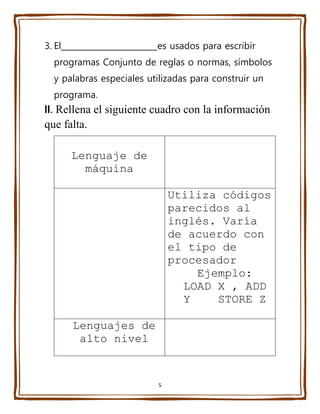 Cuaderno de trabajo de introduccion a la programacion (Revisado ver 2.0 ...