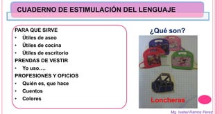 Cuaderno de estimulación del lenguaje | PPTX