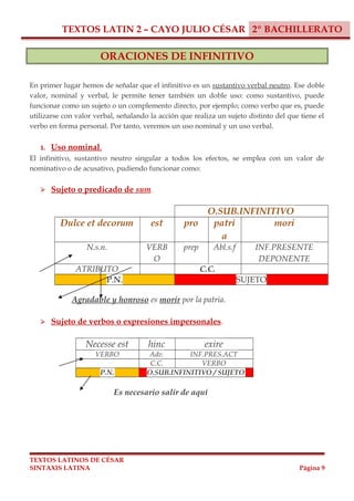 Cuaderno latin 2 textos de César | DOC