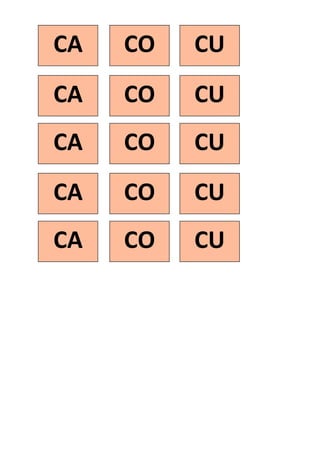 Cuaderno lecto fonológico c, | PDF