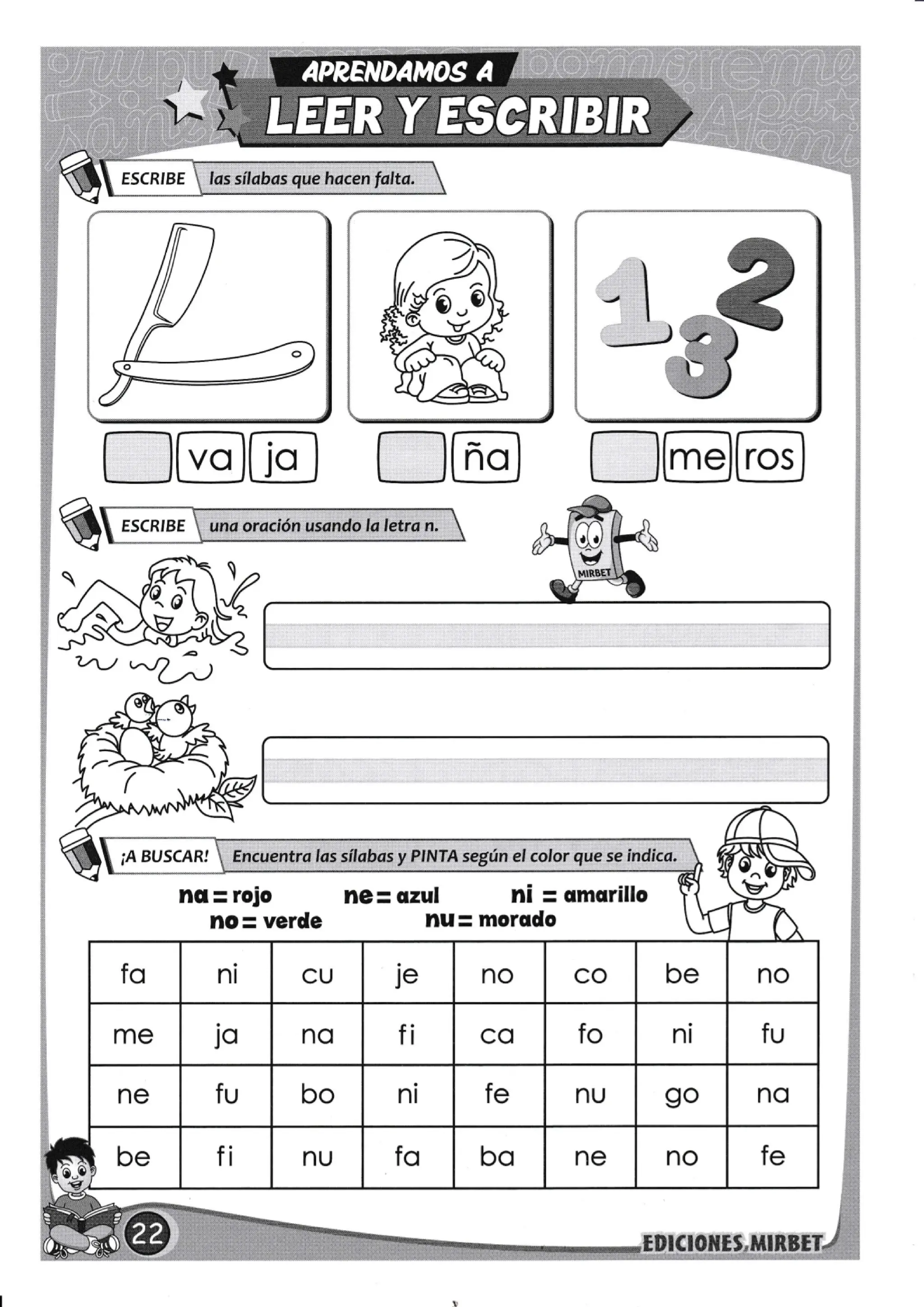 Cuaderno para aprender a leer y escribir recopilado por ...