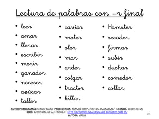Cuaderno para trabajar el fonema rr | PDF