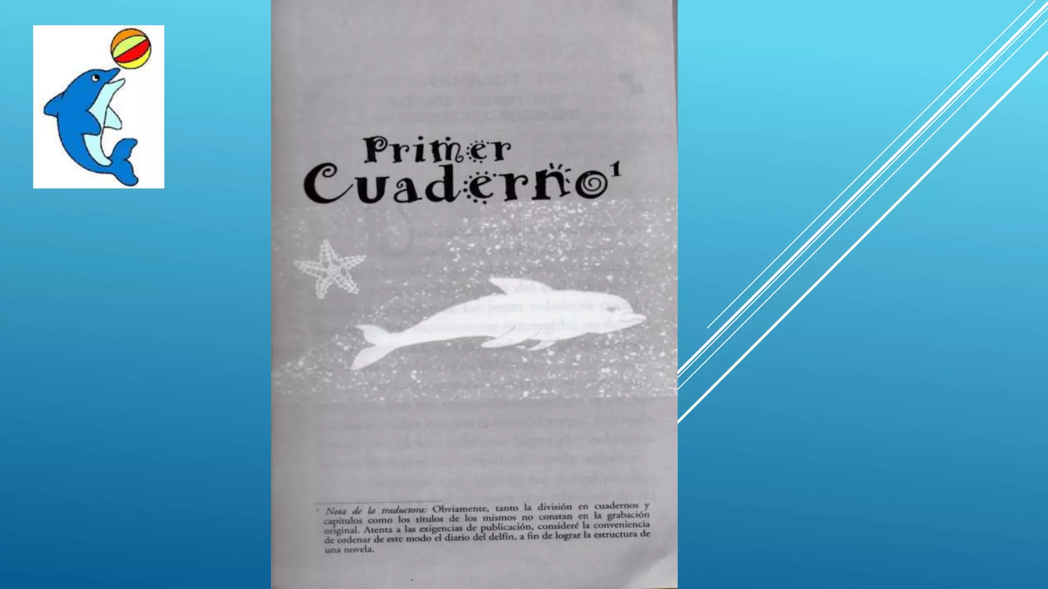 Cuadernos de un delfin | PPTX