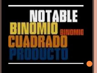 Cuadrado del binomio | PPTX