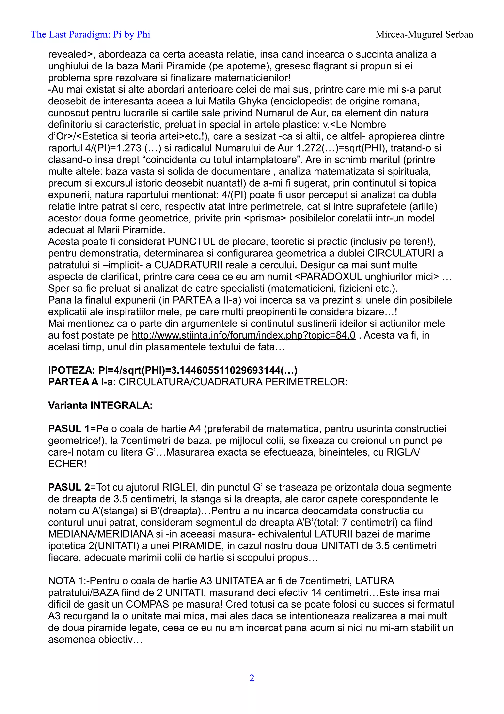Cuadratura cercului-rezolvata | PDF