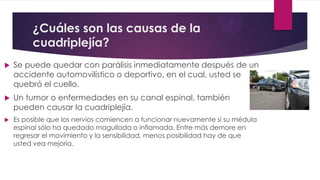 Cuadriplejia o tetraplejia | PPT