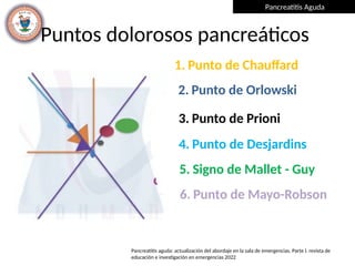 Cuadro Clínico Pancreatitis En Urgencias Pptx