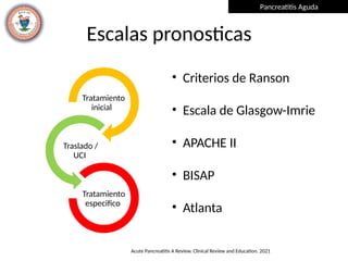 Cuadro clínico pancreatitis en urgencias | PPTX