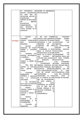 Tabla De Comparacion De Sistemas Economicos