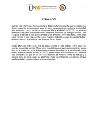 Cuadro comparativo normas apa icontec (2) | DOCX