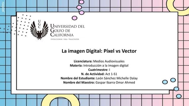 Cuadro comparativo Pixel vs Vector | PPT