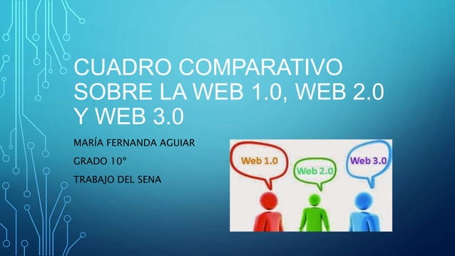 Cuadro Comparativo Sobre La Web 12 Y 3 Ppt