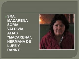 Cuadro de vínculos caso secuestro Severo 2014 | PPTX
