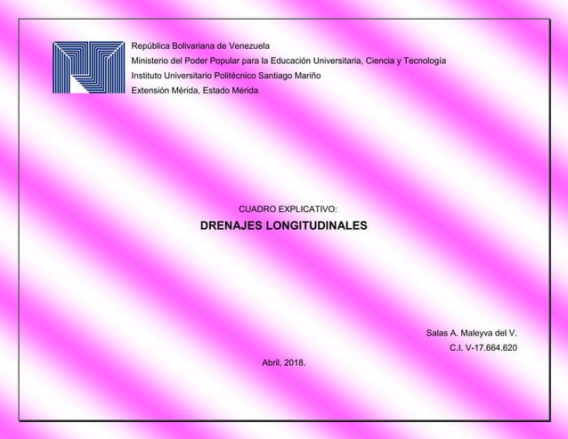 Drenajes longitudinales | PPT