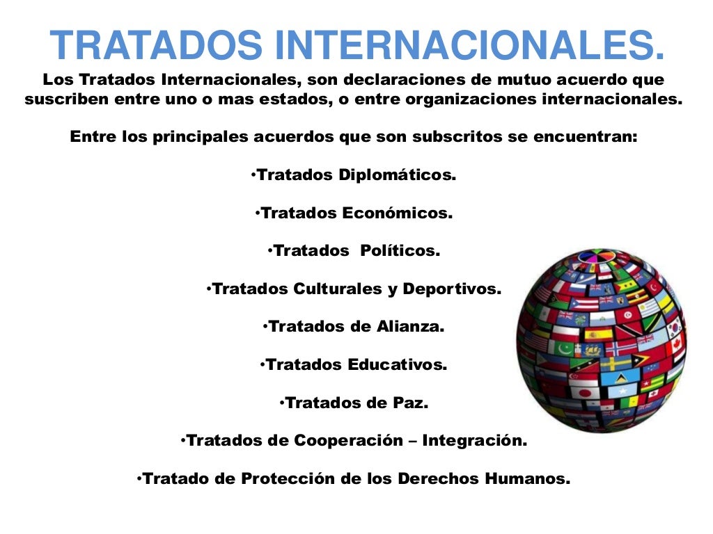 Cuadro tratados internacionales