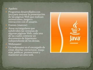 Cuales son los elementos de una pagina....... informatica | PPTX