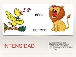 Cualidades del sonido | PPTX