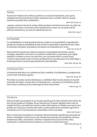 Cualidades espirituales para tener un carácter espiritual | DOCX