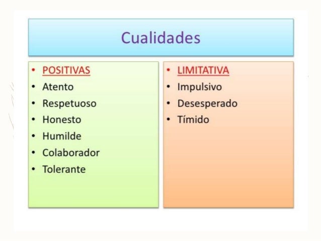 Cualidades, habilidades