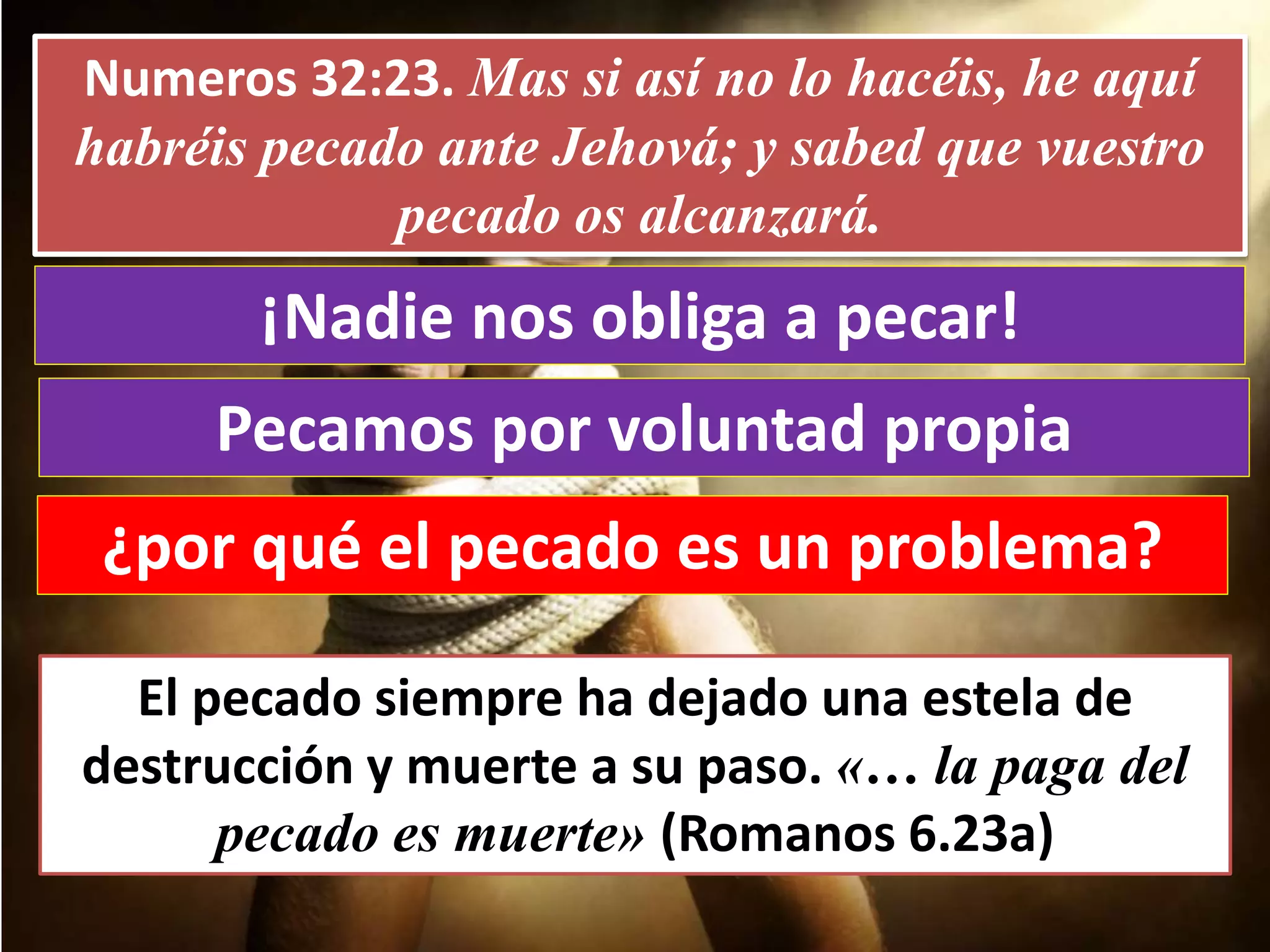 Cuando el problema es el pecado | PPTX
