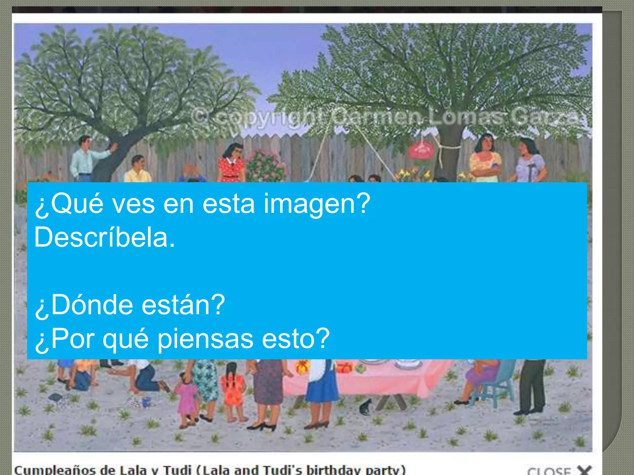 Cuando era niño interpersonal tasks | PPT