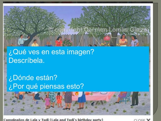Cuando era niño interpersonal tasks | PPT