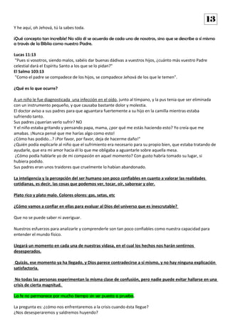 Cuando lo que Dios hace no tiene sentido | DOC