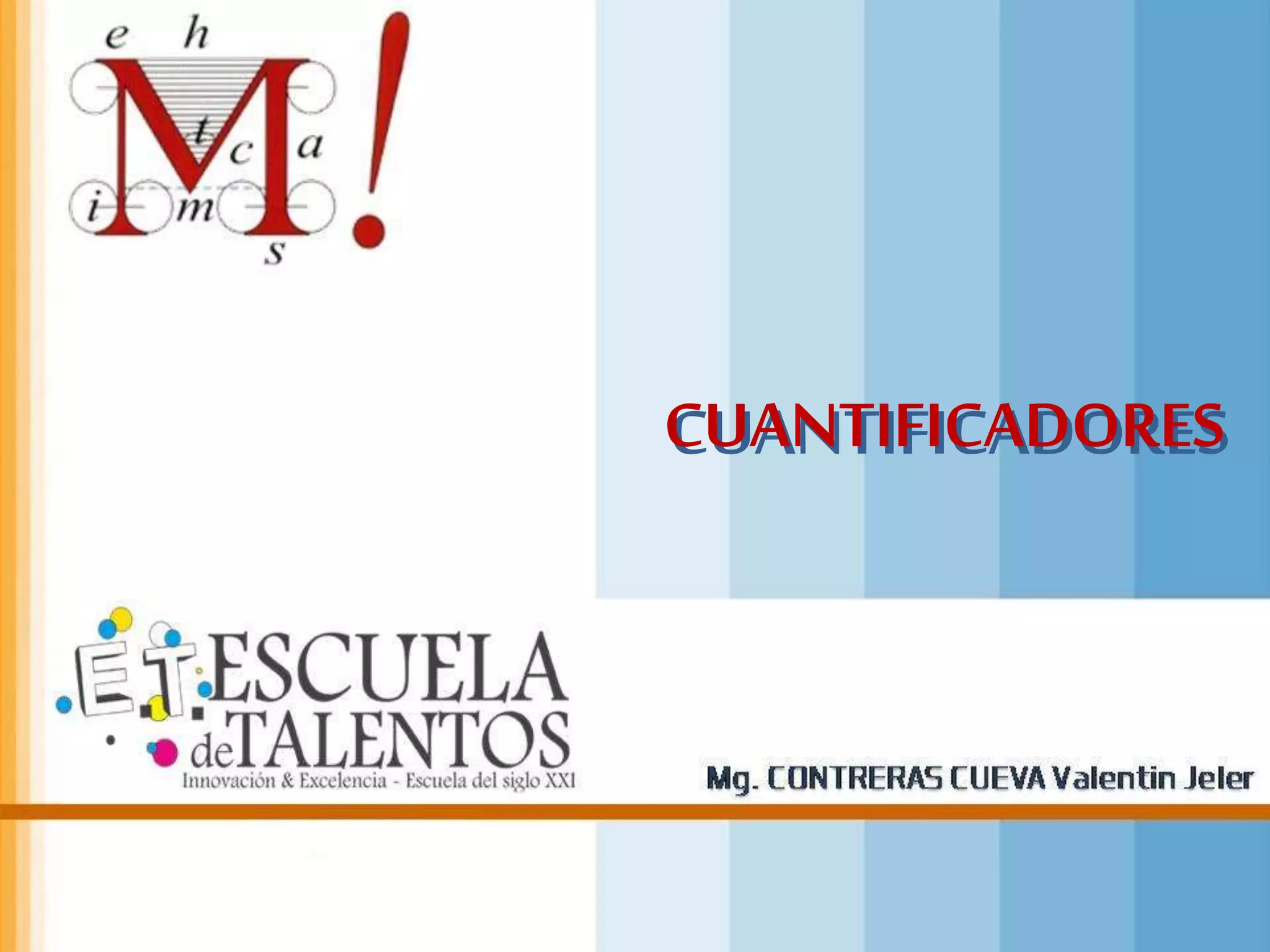Cuantificadores | PPTX