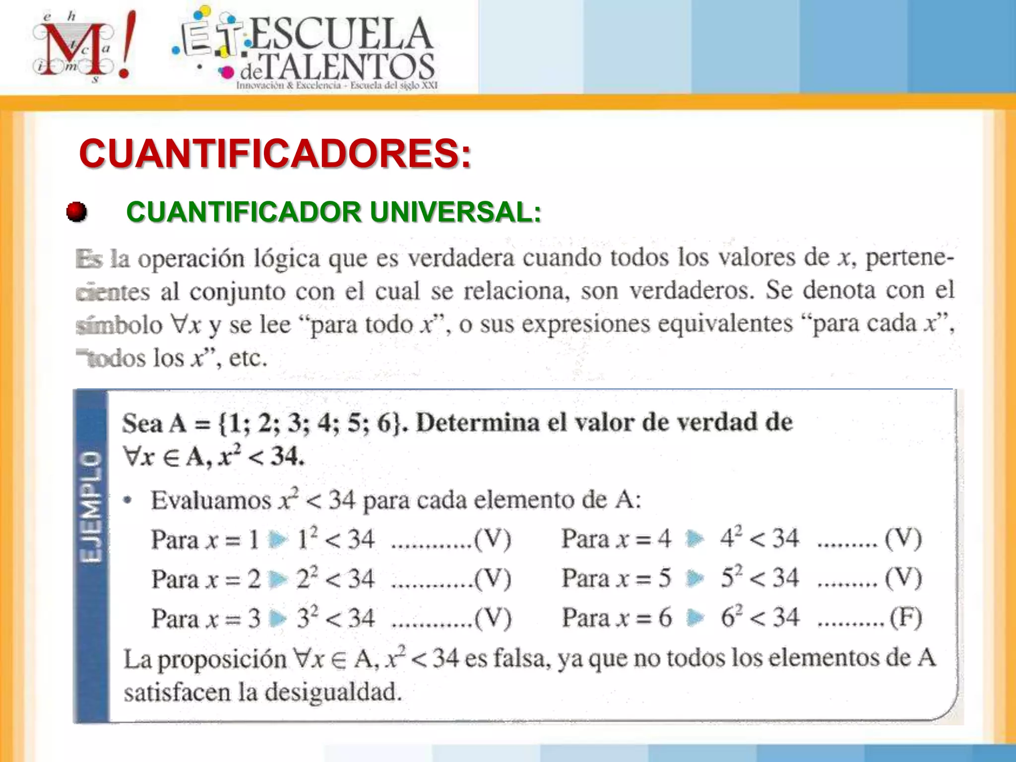 Cuantificadores | PPTX
